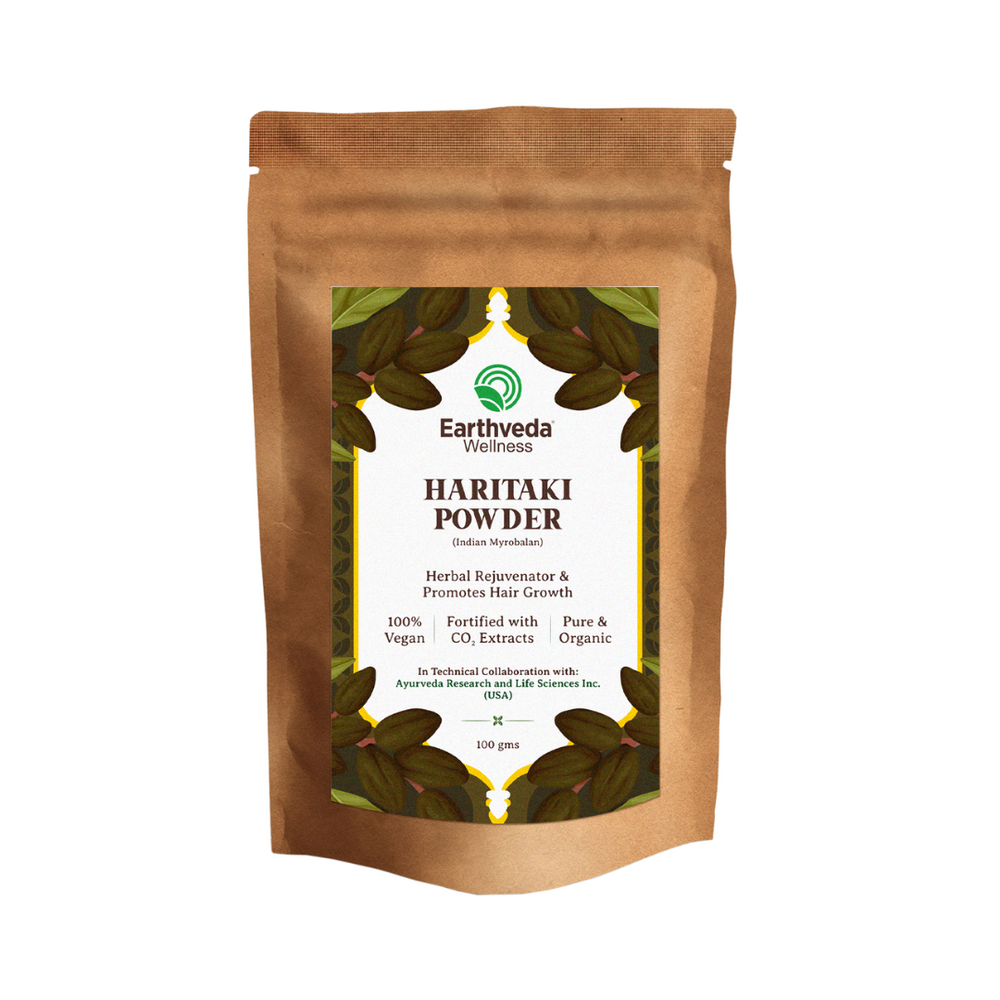 EarthVeda Harde (Haritaki) Powder|BB:MAY.2027 | IndiaBazaar.co.za